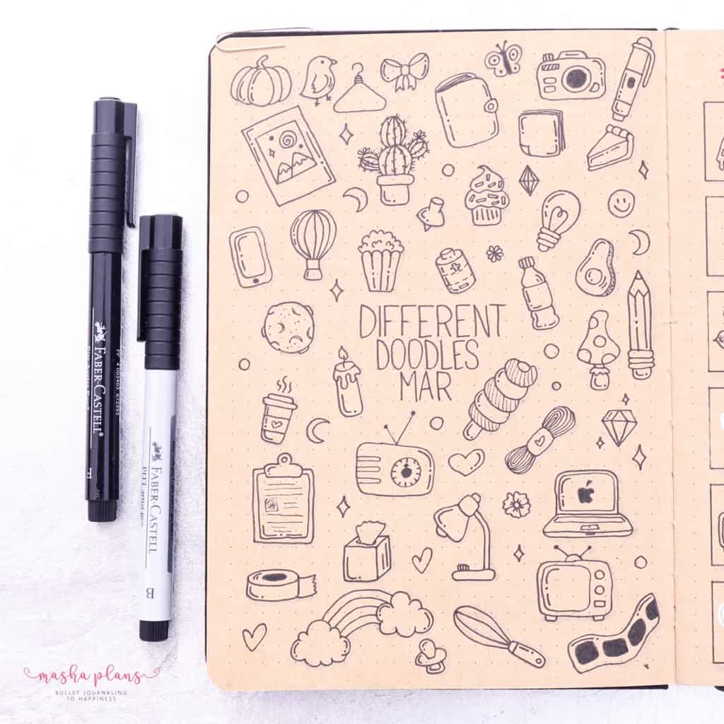 17 Easy Doodles To Draw In Your Bullet Journal