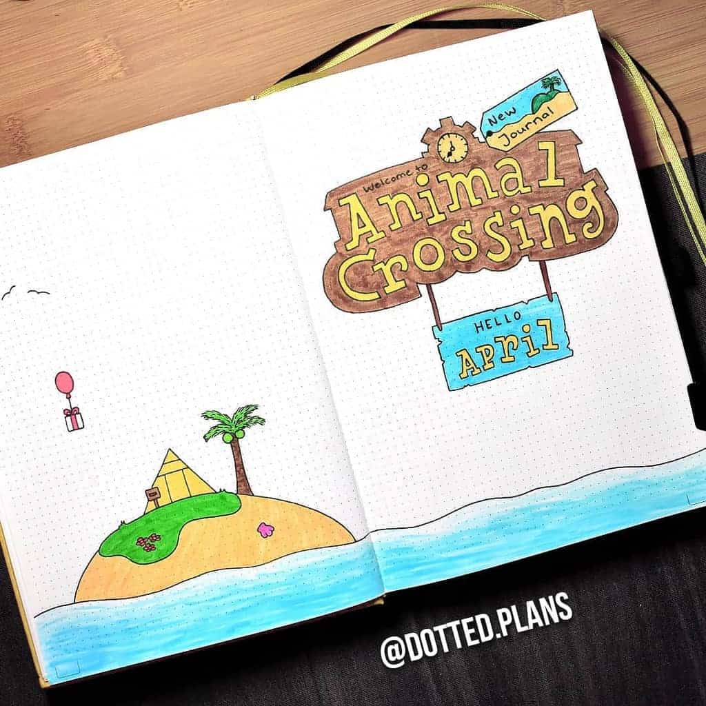51+ Animal Crossing Bullet Journal Inspirations | Masha Plans