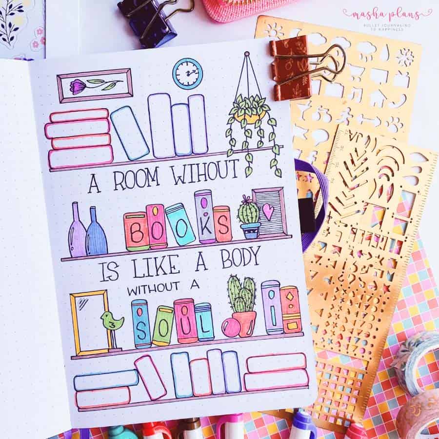 19 Reading Journal Page Ideas For Book Lovers | Masha Plans