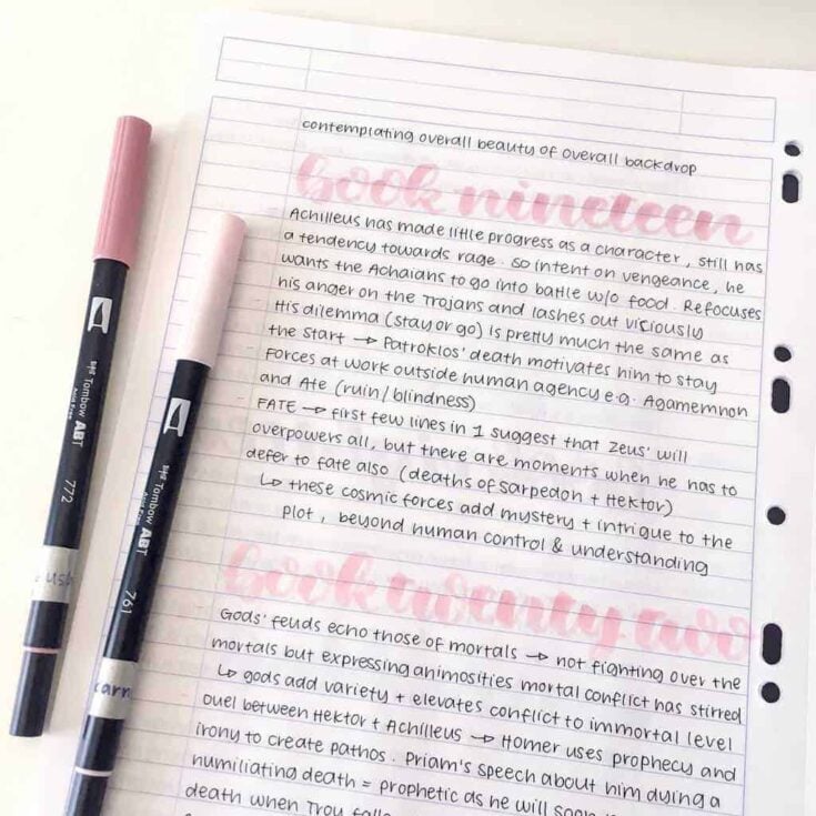 Aesthetic Handwriting Inspirations To Copy Right Away | Masha Plans
