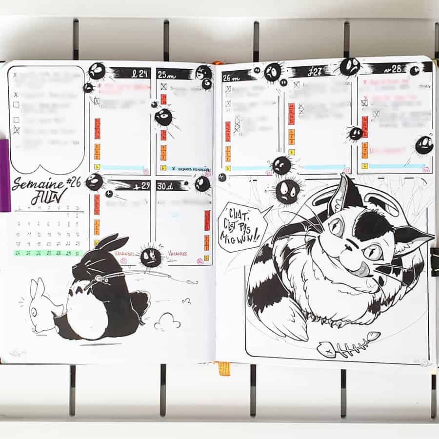 33 Cute Studio Ghibli Bullet Journal Theme Inspirations | Masha Plans
