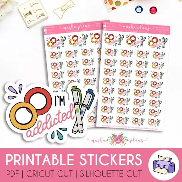 Stationery Addict Stickers | Masha Plans