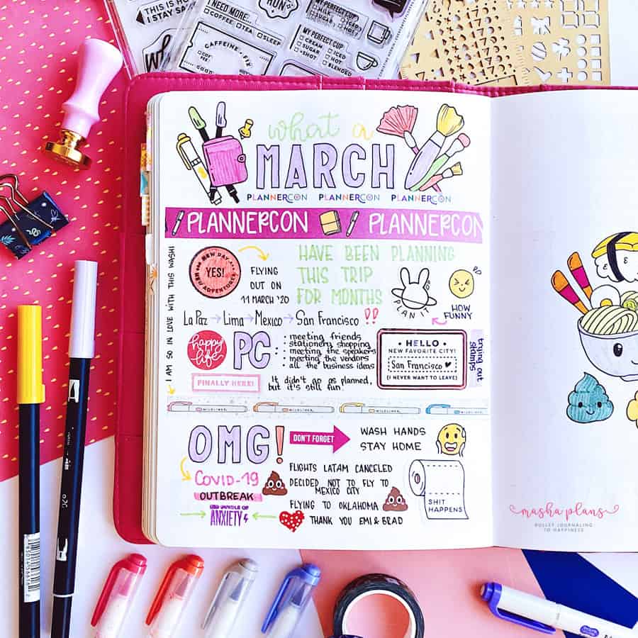 How To Bullet Journal for Mental Health: 19 Page Ideas | Masha Plans