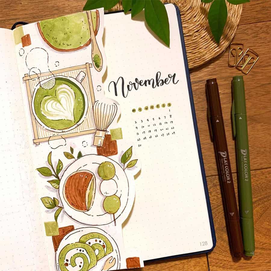 43+ November Bullet Journal Ideas | Masha Plans