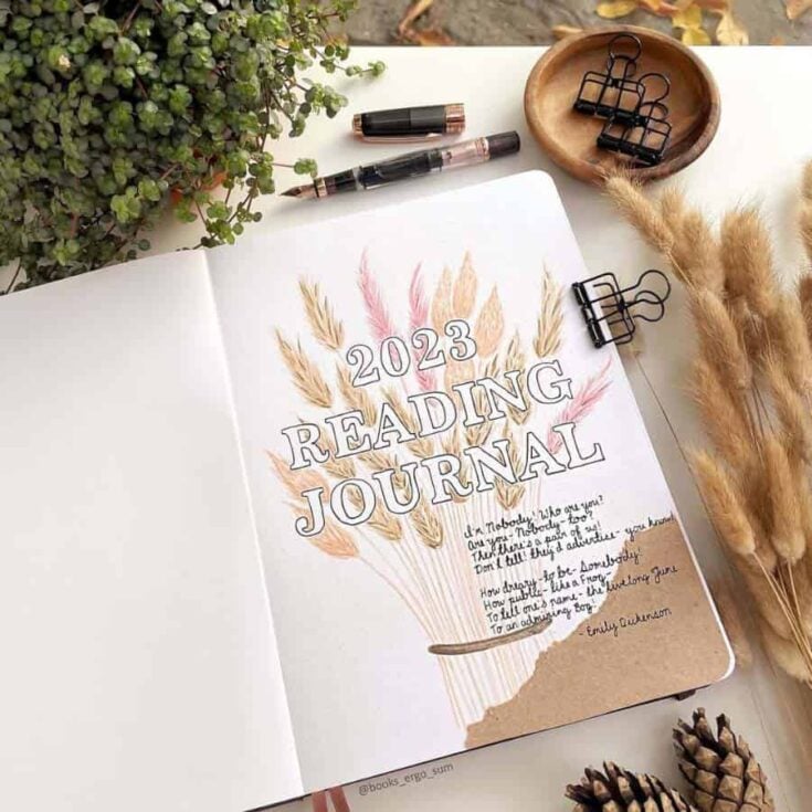 19 Reading Journal Page Ideas For Book Lovers | Masha Plans