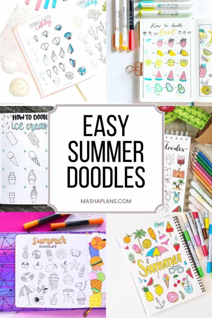 Easy Summer Doodles to Transform Your Journal into a Sunny Paradise ...