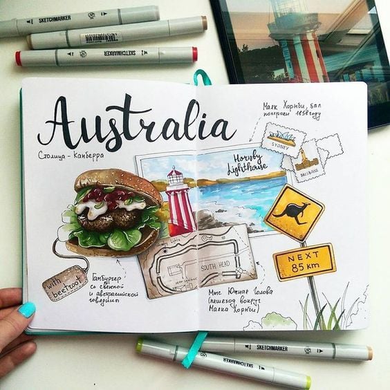 15 Travel Journal Layout Inspirations