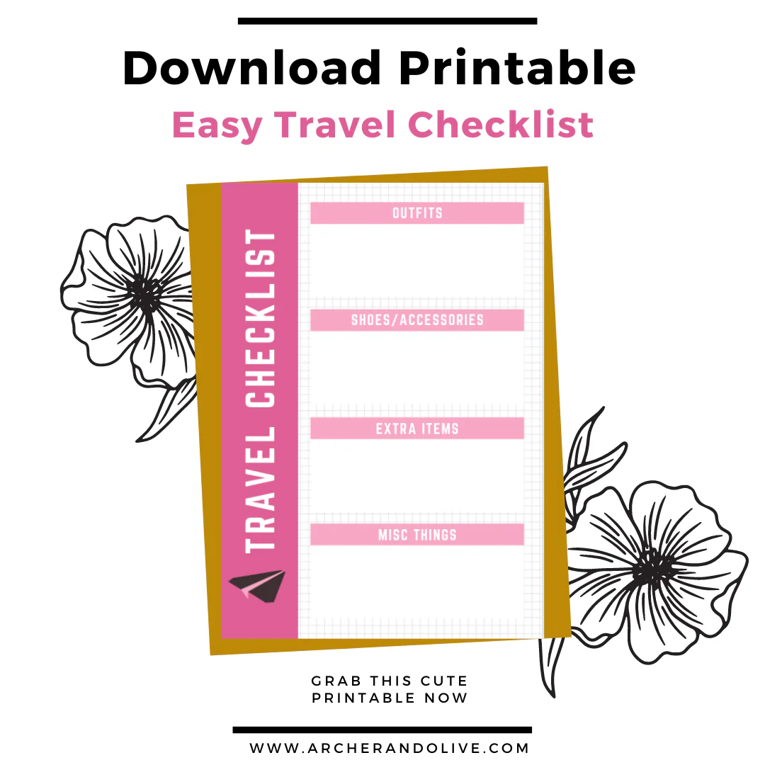 Free Travel Journal Printables