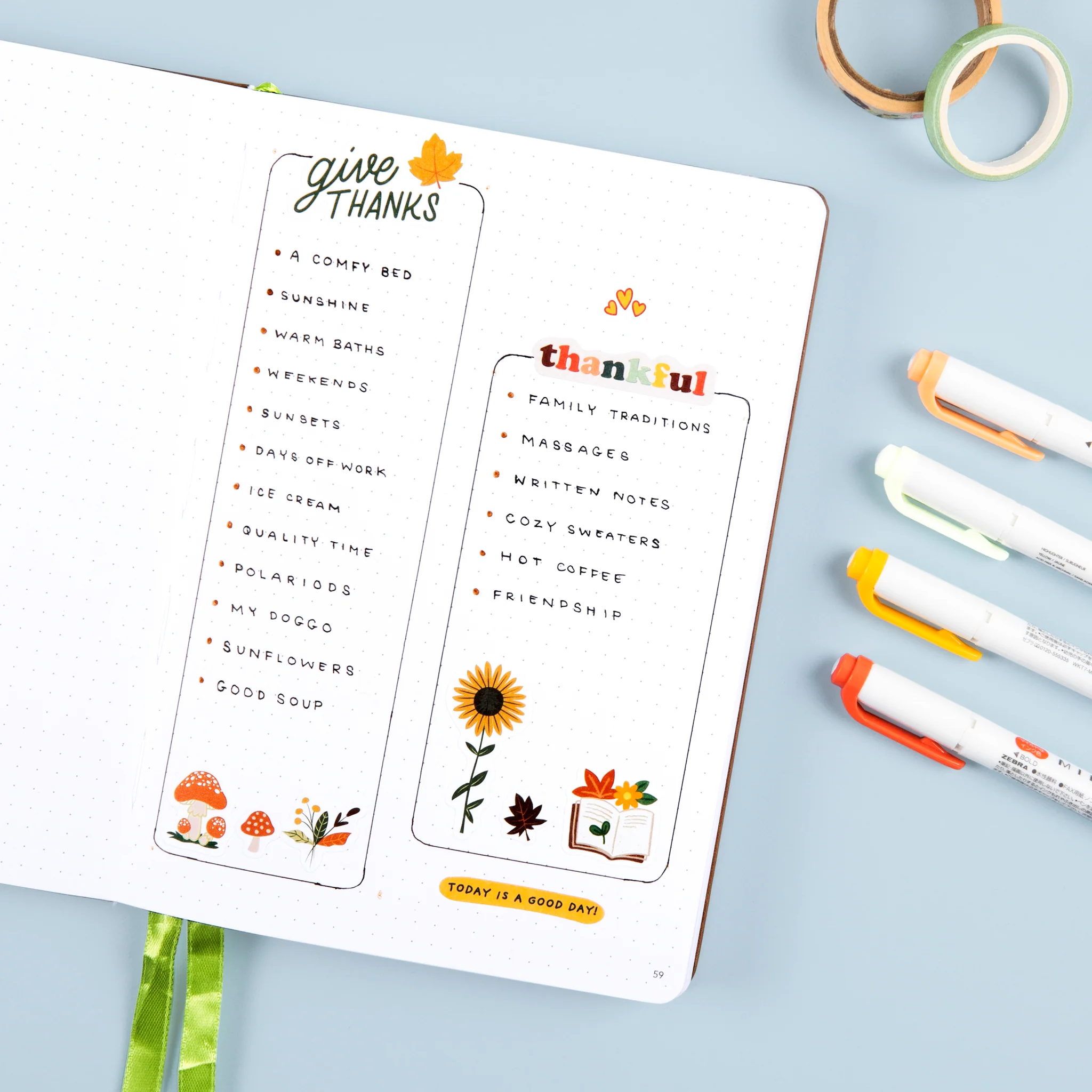 21 Bullet Journal Gratitude Page Inspirations