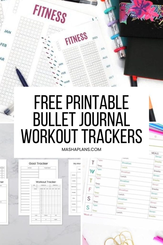 15+ Free Workout Tracker Printables