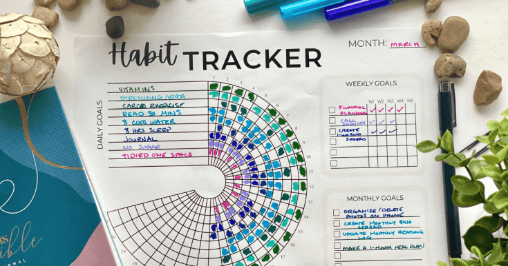 15+ Free Printable Circle Habit Trackers