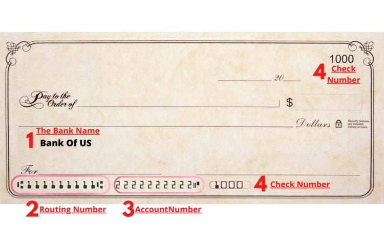 How To Read A Check: Where Is The Account Number And Routing Number On ...