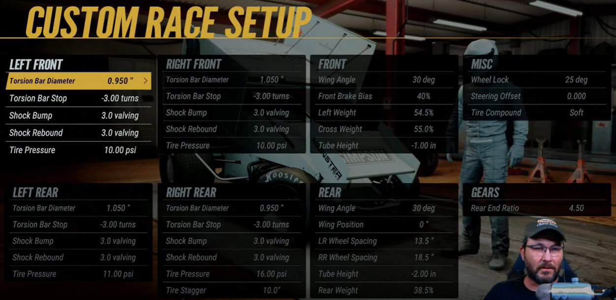 World of Outlaws Dirt Racing Eldora Setups – Best Sim Racing Setups