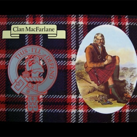 Clan Map of Loch Lomond (Unframed) ⋆ INTERNATIONAL CLAN MACFARLANE SOCIETY
