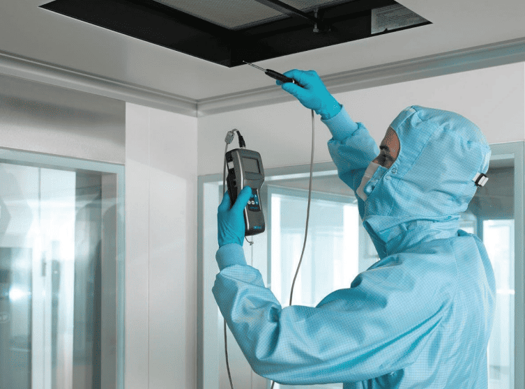 Cleanroom Recovery Test - Particle Measuring Systems