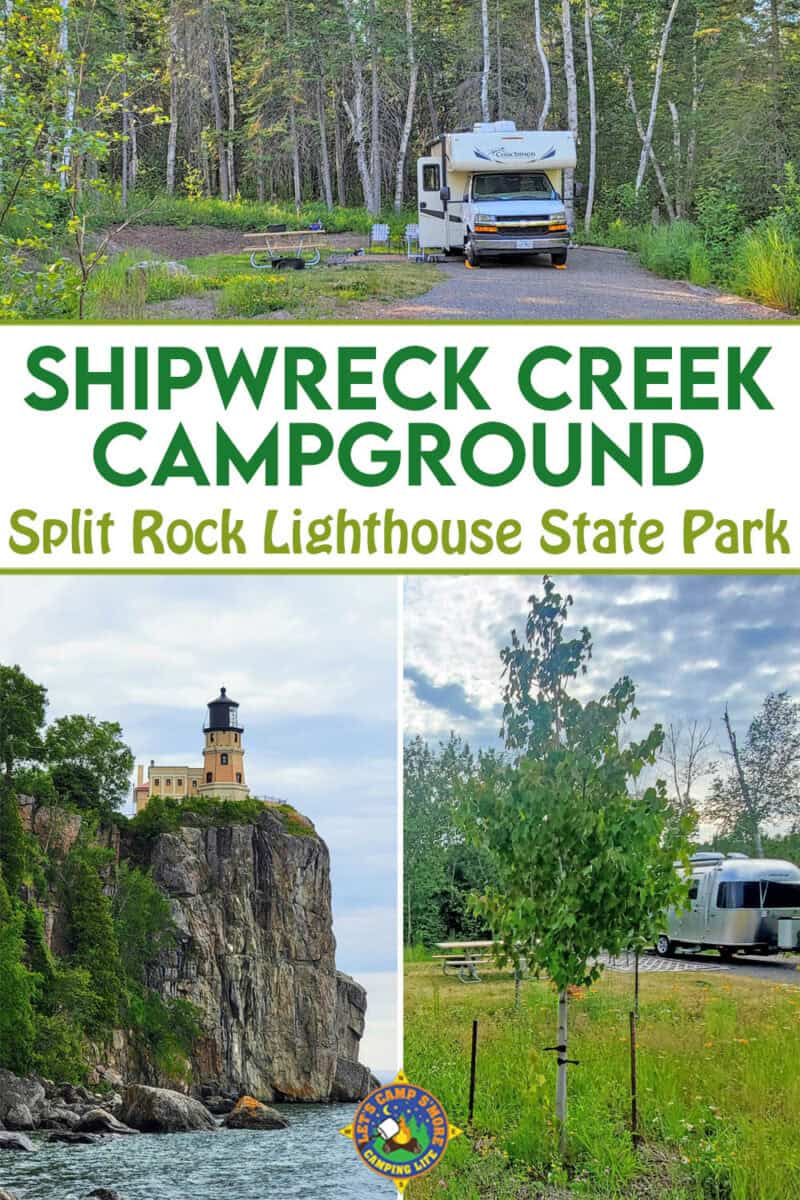 Shipwreck Creek Campground at Split Rock Lighthouse State Park