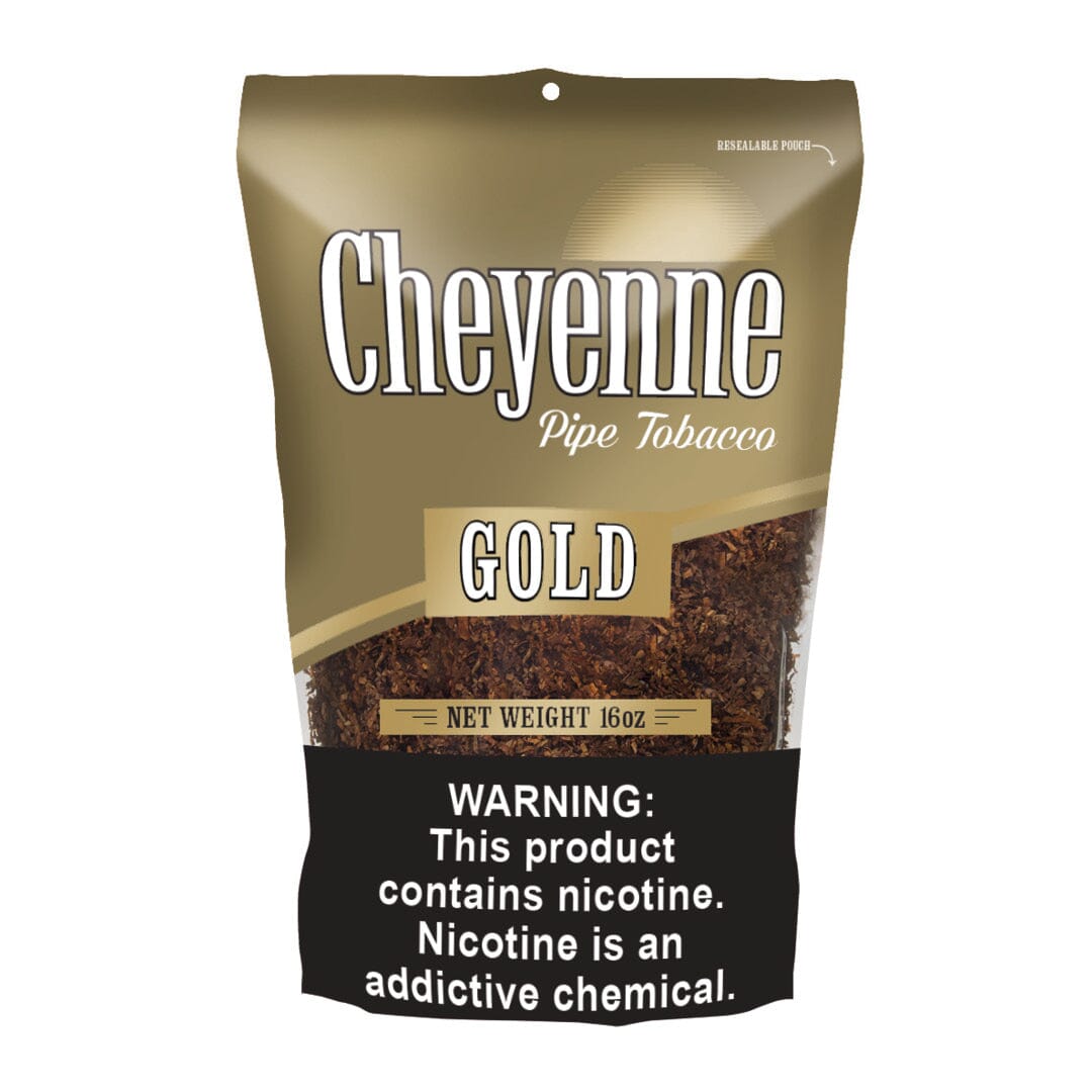CHEYENNE PIPE TOBACCO 16OZ GOLD – 3BB Distributors