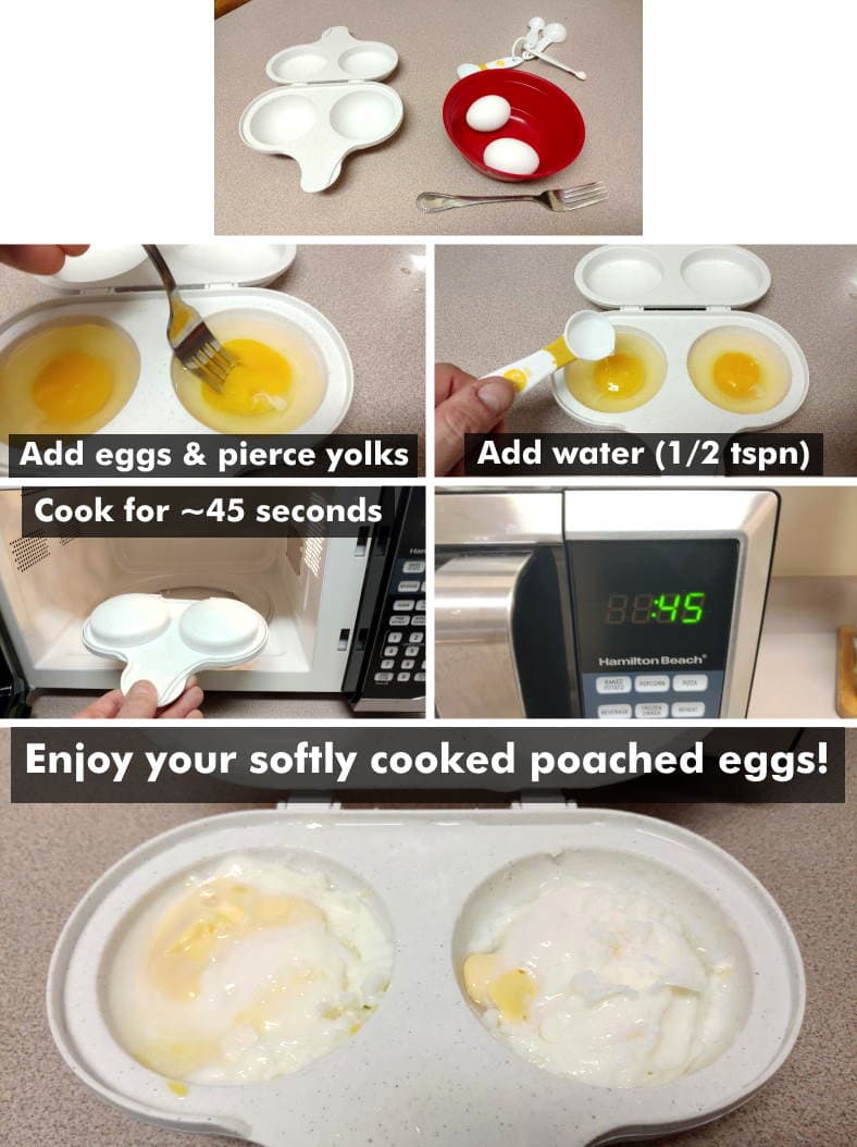 Ceramic microwave egg cooker instructions store