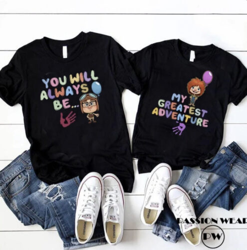 Adorable Pixar's Up T-Shirts To Match With Your Favorite Person! | Chip ...