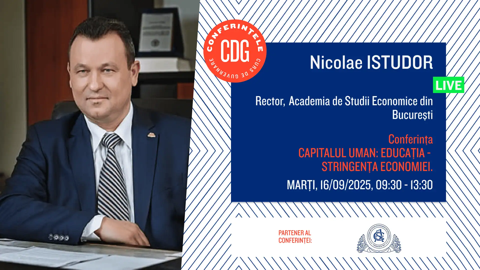 Nicolae Istudor, rector ASE: O economie nu se poate dezvolta doar cu ...