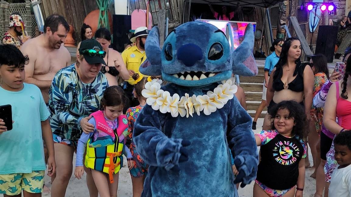 Where can you see Stitch at Disney World?