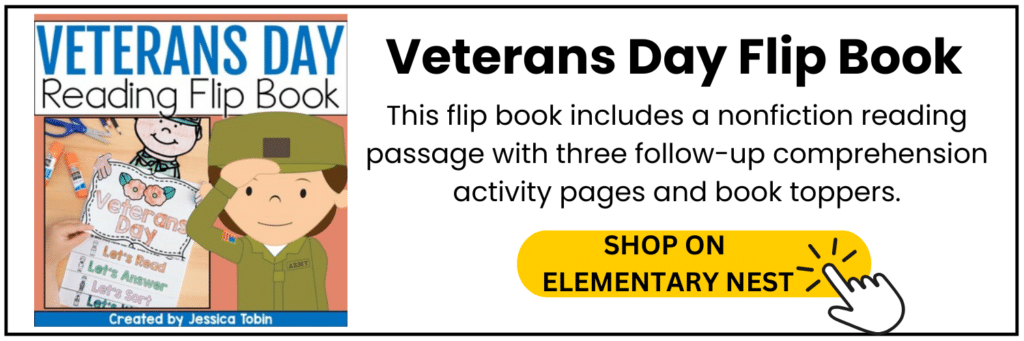 Veterans Day Activities For Elementary Students