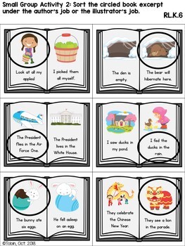 RL.K.6 Authors And Illustrators Kindergarten