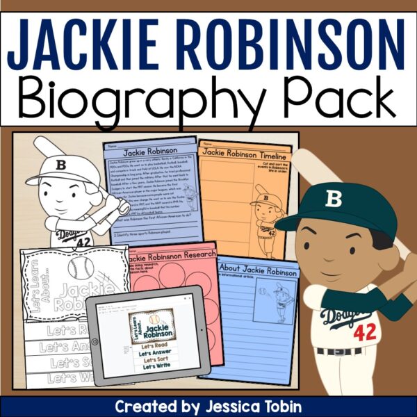 Jackie Robinson Biography Pack
