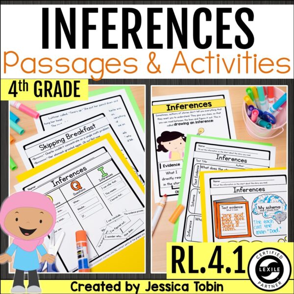 Making Inferences Worksheets And Activities RL.4.1