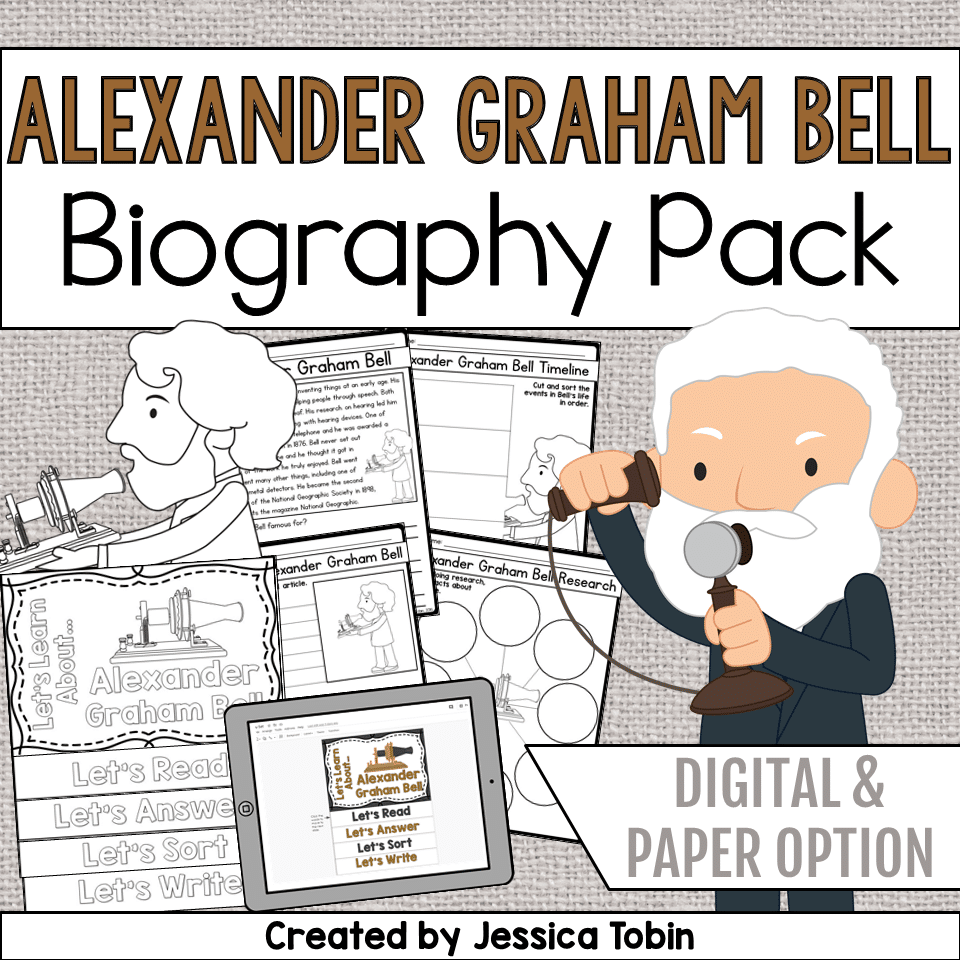 Alexander Graham Bell Biography Pack