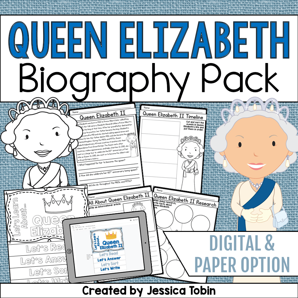 Queen Elizabeth Biography Pack