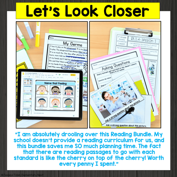 1st Grade Common Core Reading Bundle