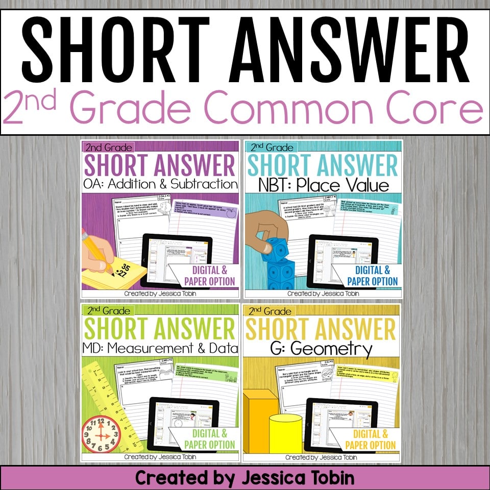 2nd Grade Math Word Problems Bundle