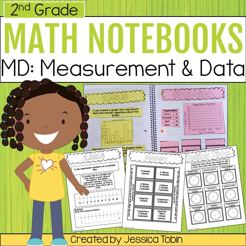 2nd Grade Measurement And Data Math Interactive Notebook