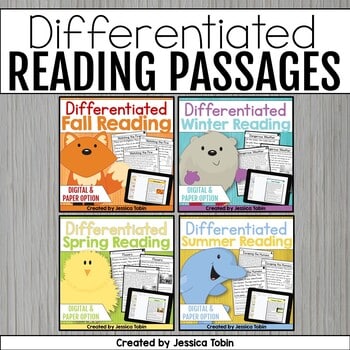 Differentiated Reading Comprehension Passages
