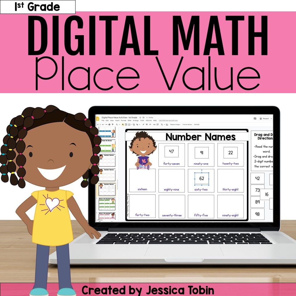 1st Grade Math Place Value - Place Value Google Slides