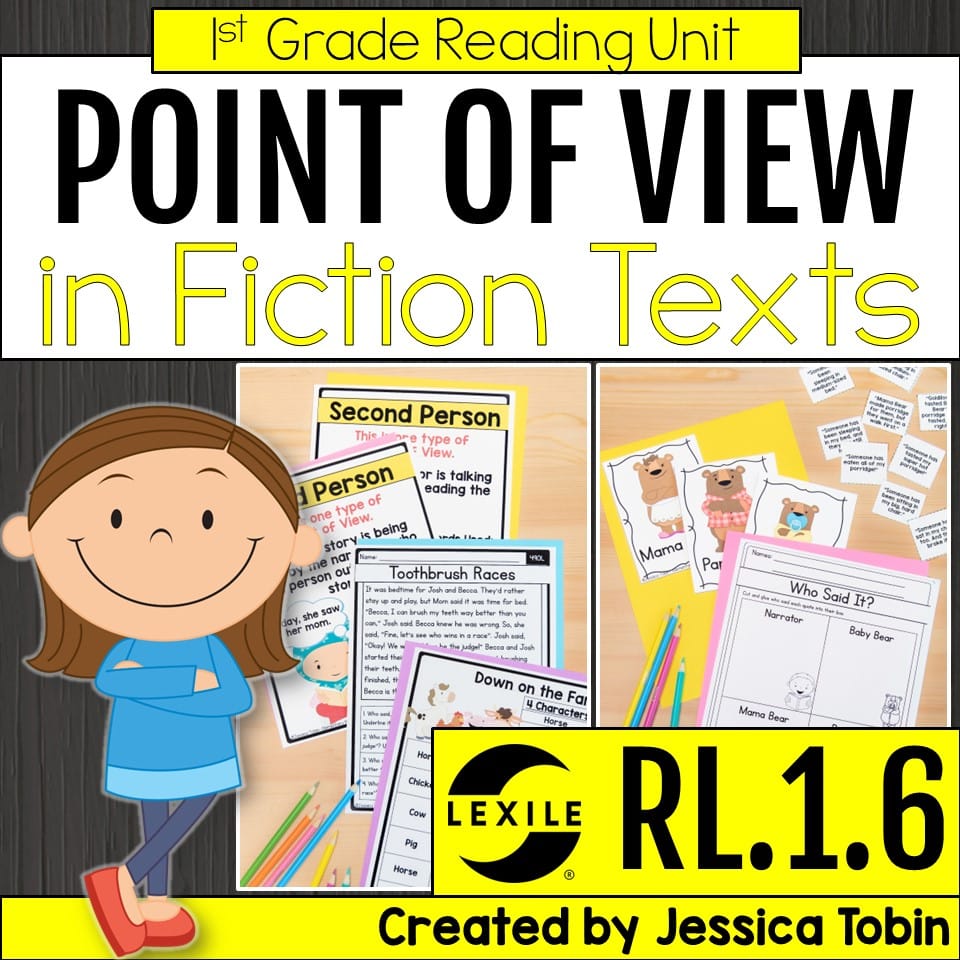 3 Anchor Charts For Your Point Of View Lessons