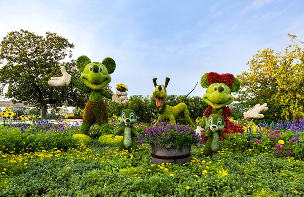 Disney Topiaries: Where Bushes Bloom into Beloved Characters!