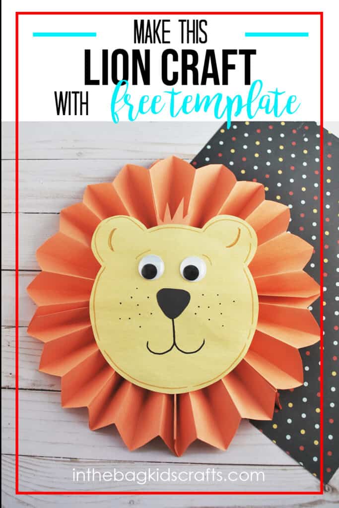 how to make a lion mane out of paper