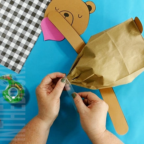 Adorable Brown Bear Craft for Kids (FREE Template) • In the Bag Kids ...