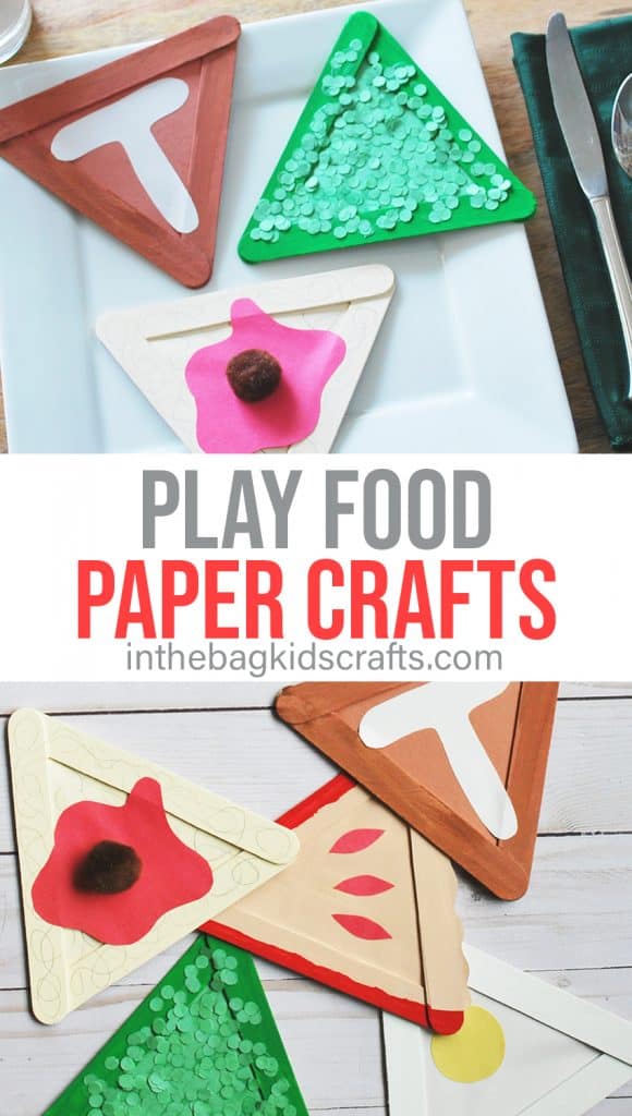 Paper Food Crafts • In the Bag Kids' Crafts