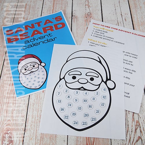 coloring pages cotton ball santa printable