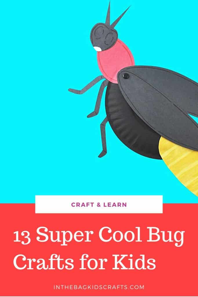 13 Paper Plate Bug Crafts {Printable Templates!} • In the Bag Kids' Crafts