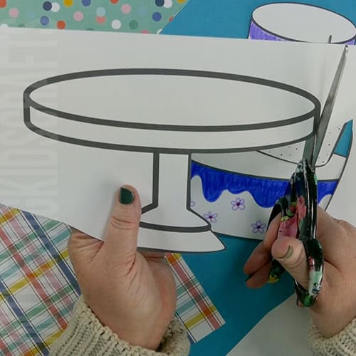 Free Printable Birthday Cake Craft for Kids • In the Bag Kids' Crafts