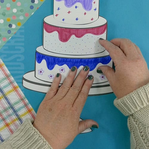 Free Printable Birthday Cake Craft for Kids • In the Bag Kids' Crafts