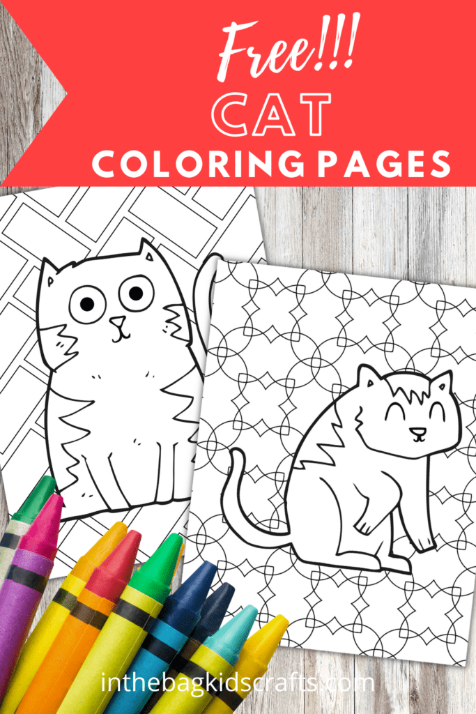 free coloring pages for kids cats
