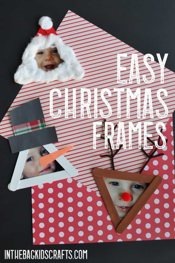 Christmas Picture Frame Crafts • In the Bag Kids' Crafts