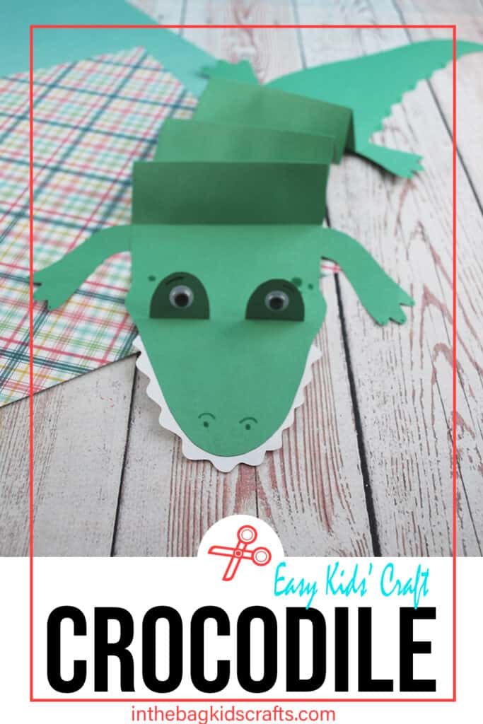 Crocodile Craft (with FREE Craft Template) • In the Bag Kids' Crafts