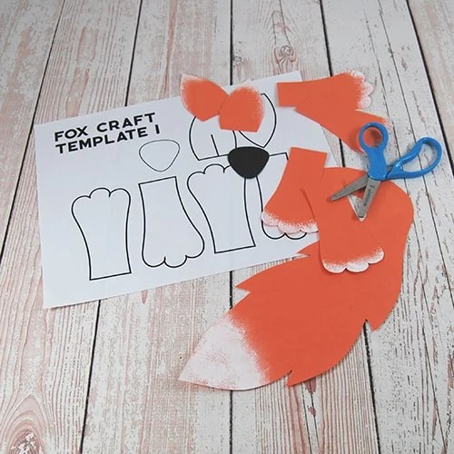 Fox Craft (with FREE Template) • In the Bag Kids' Crafts