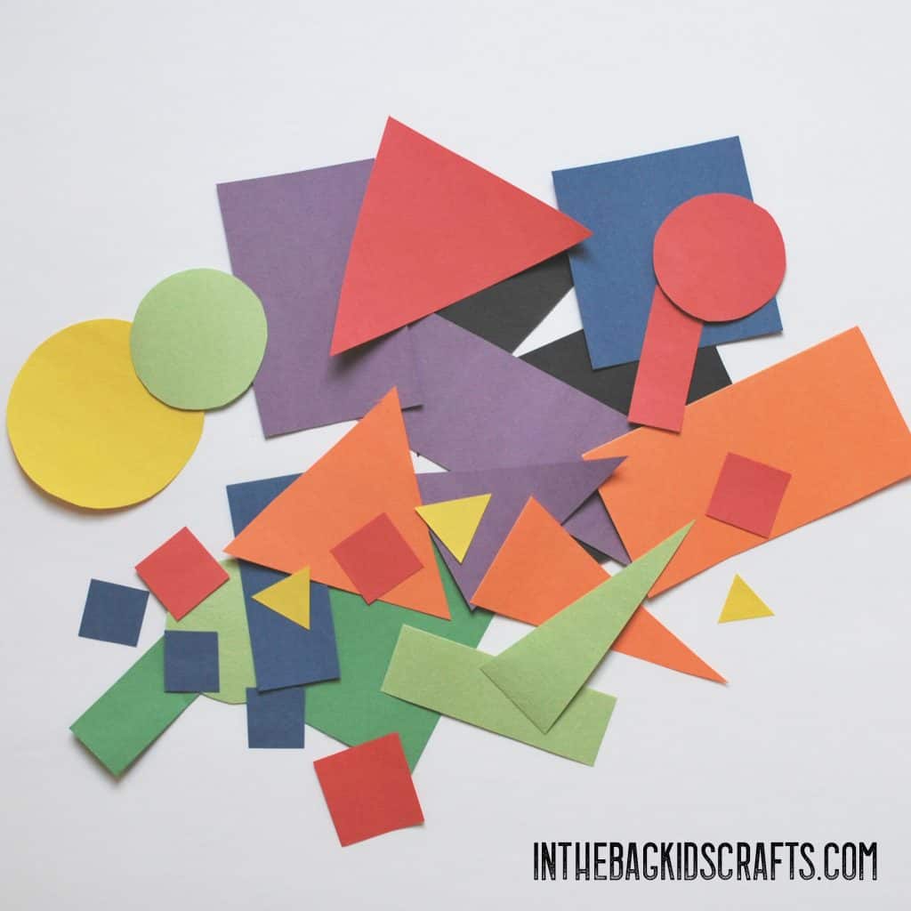 Fun With Shapes Artwork • In the Bag Kids' Crafts